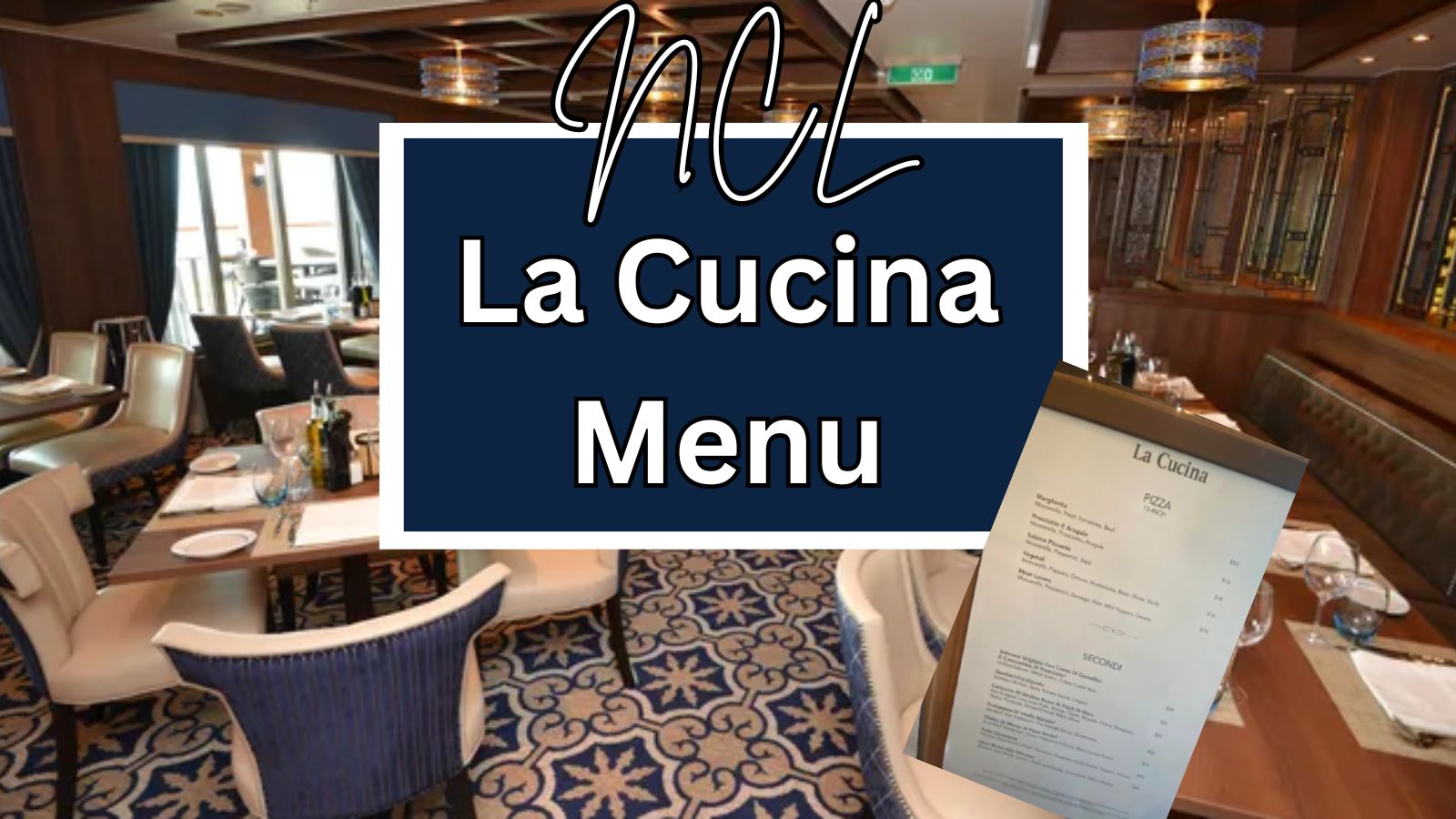 NCL La Cucina Menu 2025 + Food Pics · Prof. Cruise, Ship Tour, Cruise ...